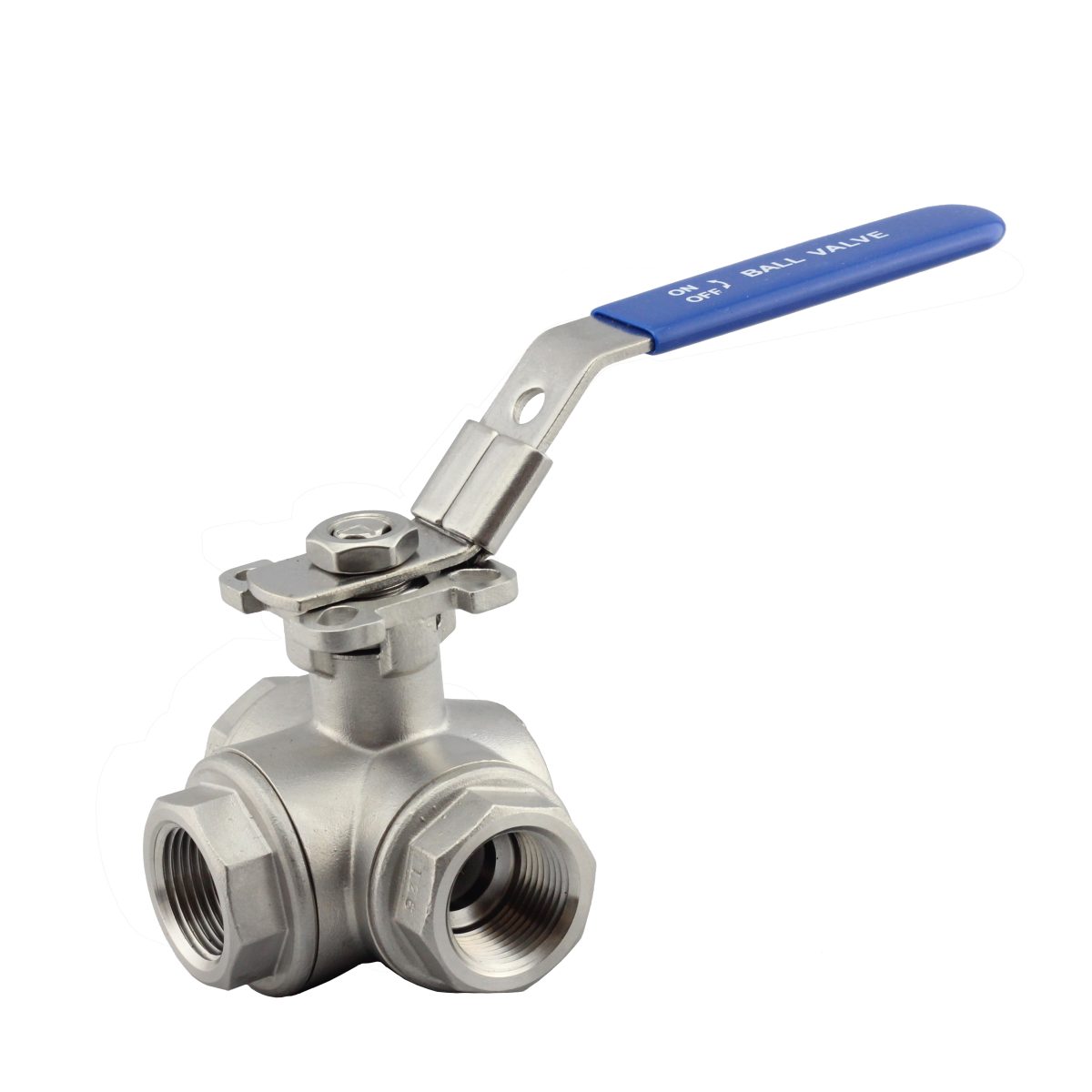 3 Way L Stainless Steel Eco Ball Valve | Action Sealtite